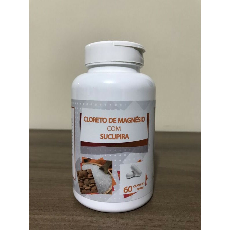 Cloreto de Magnésio com Sucupira 60 caps 500mg